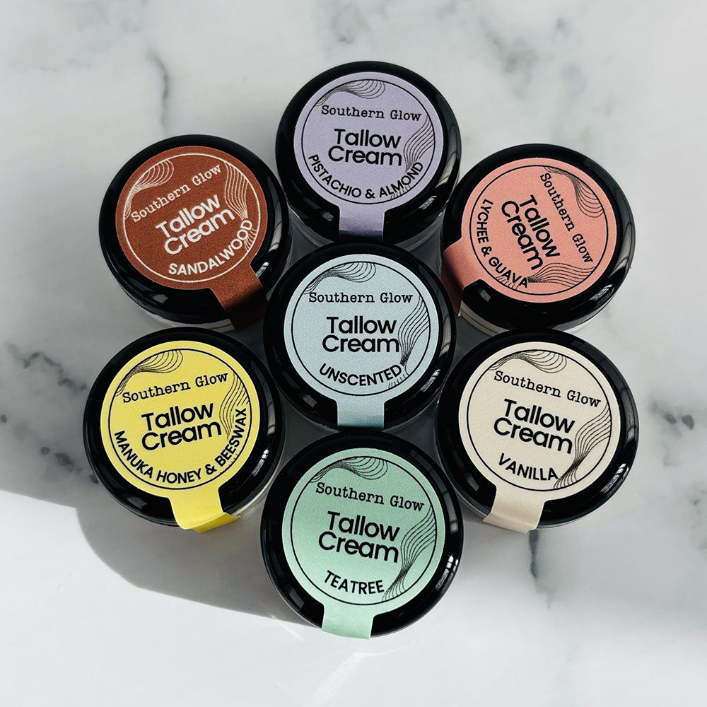 Whipped Tallow Sample Set (7 Pack) | Try All Southern Glow Tallow ...